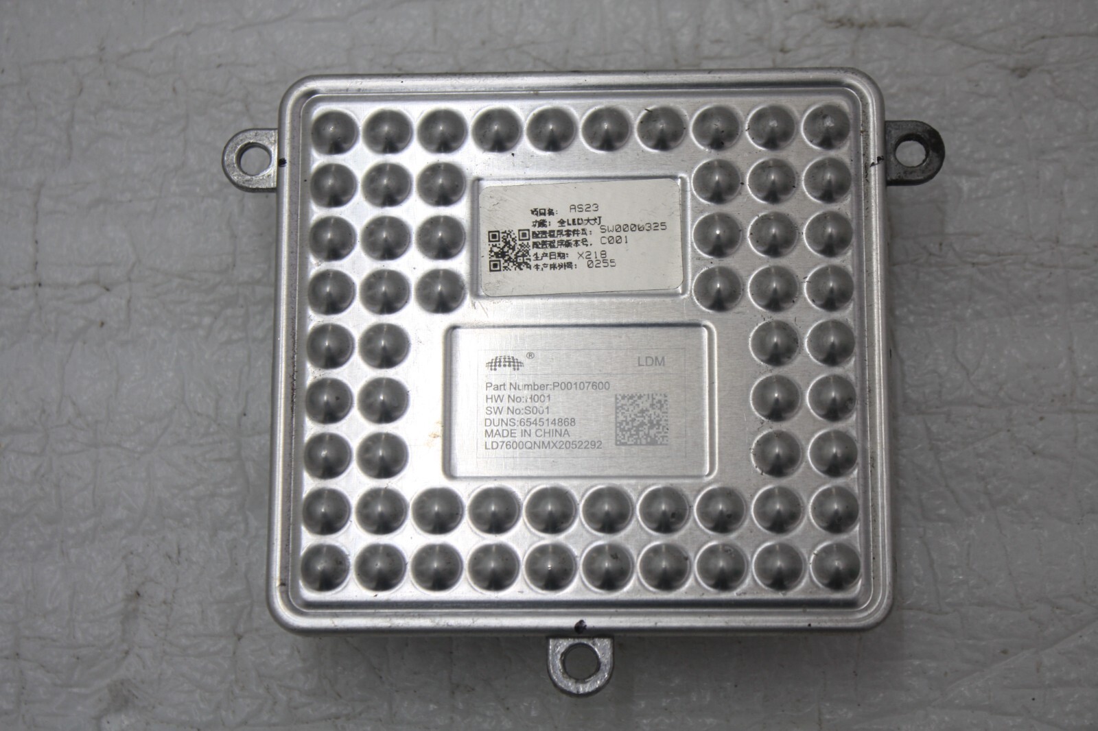 MG HS Control Unit Headlight Module P00107600 Genuine - Bumpershop UK