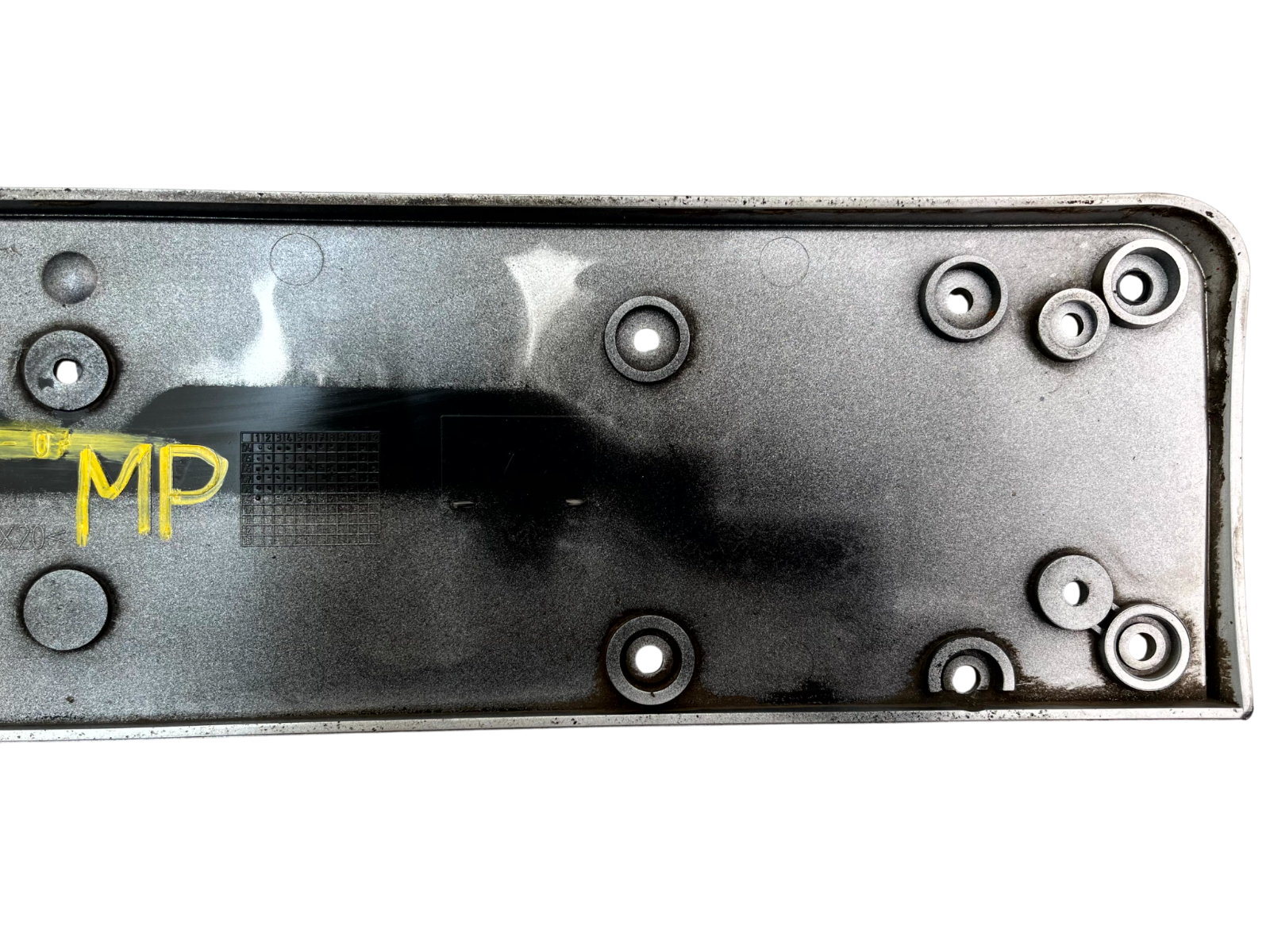 BMW 5 Series E60 E61 M Sport Front Bumper Number Plate Holder 04-10 ...