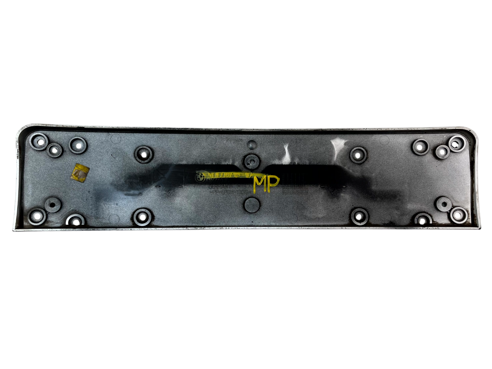 BMW 5 Series E60 E61 M Sport Front Bumper Number Plate Holder 04-10 ...