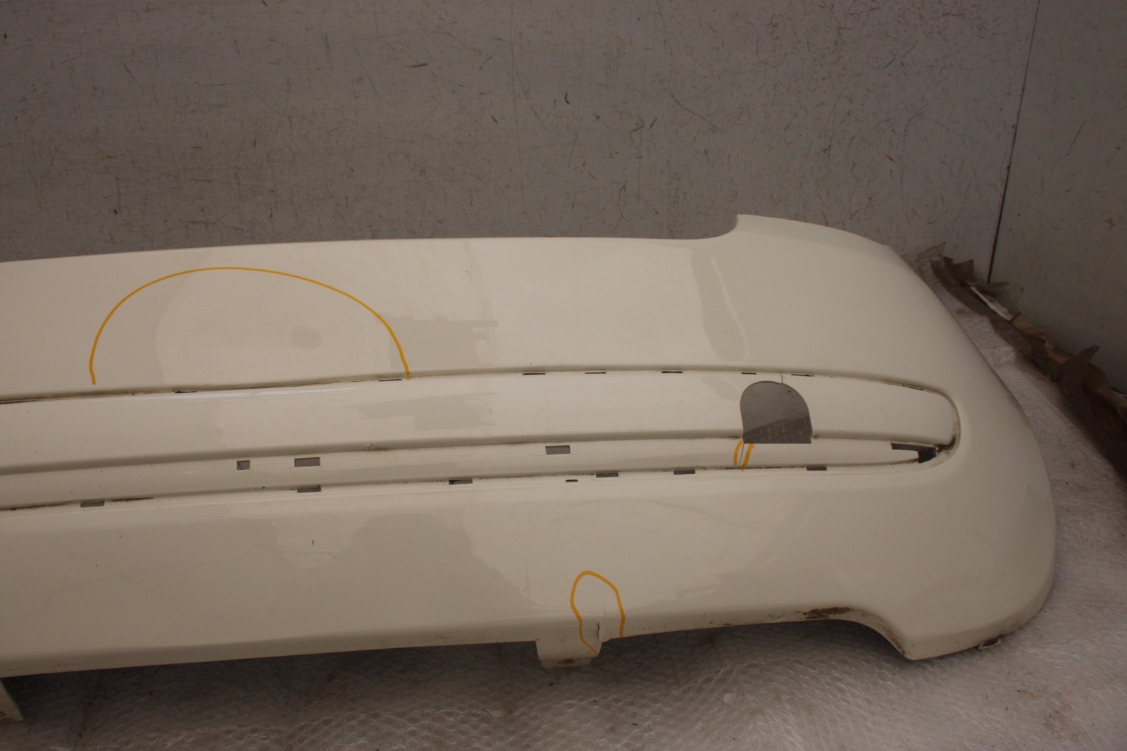 Fiat 500 Rear Bumper 2009 TO 2015 735425627 Genuine *DAMAGED ...