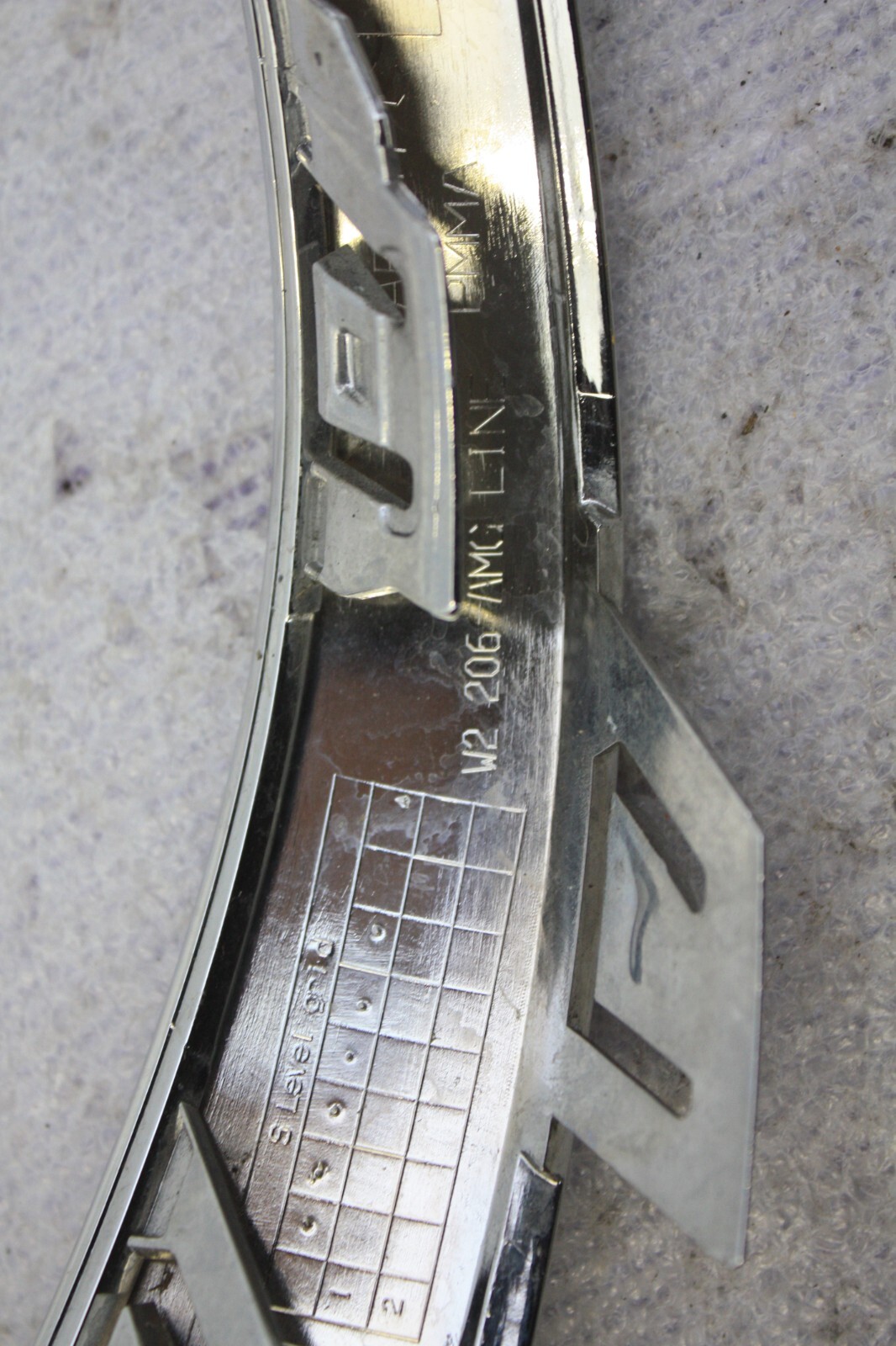 Mercedes C Class W206 AMG Rear Bumper Left Chrome 2022 ON A2068853904 ...