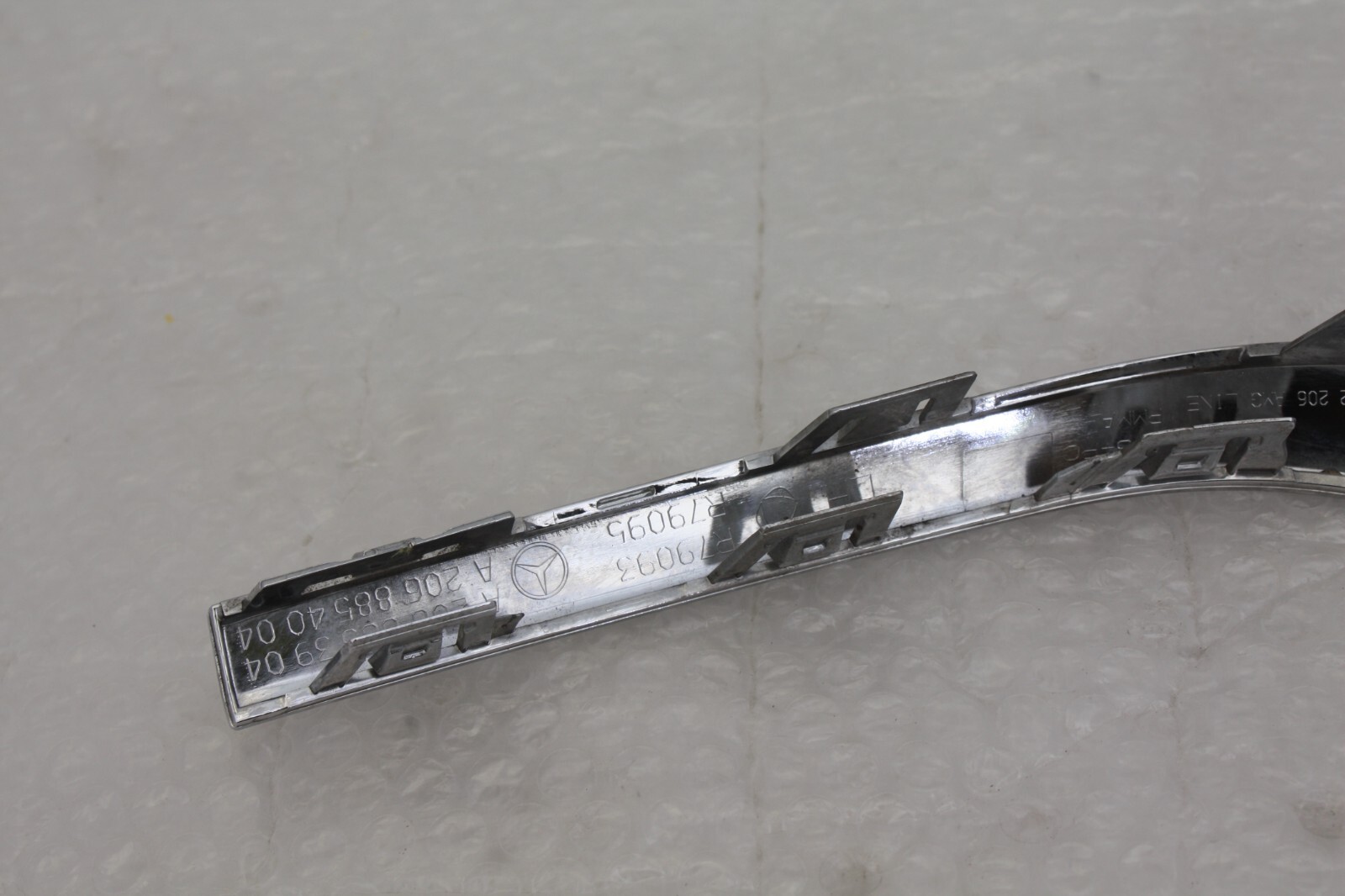 Mercedes C Class W206 AMG Rear Bumper Left Chrome A2068853904 Genuine ...