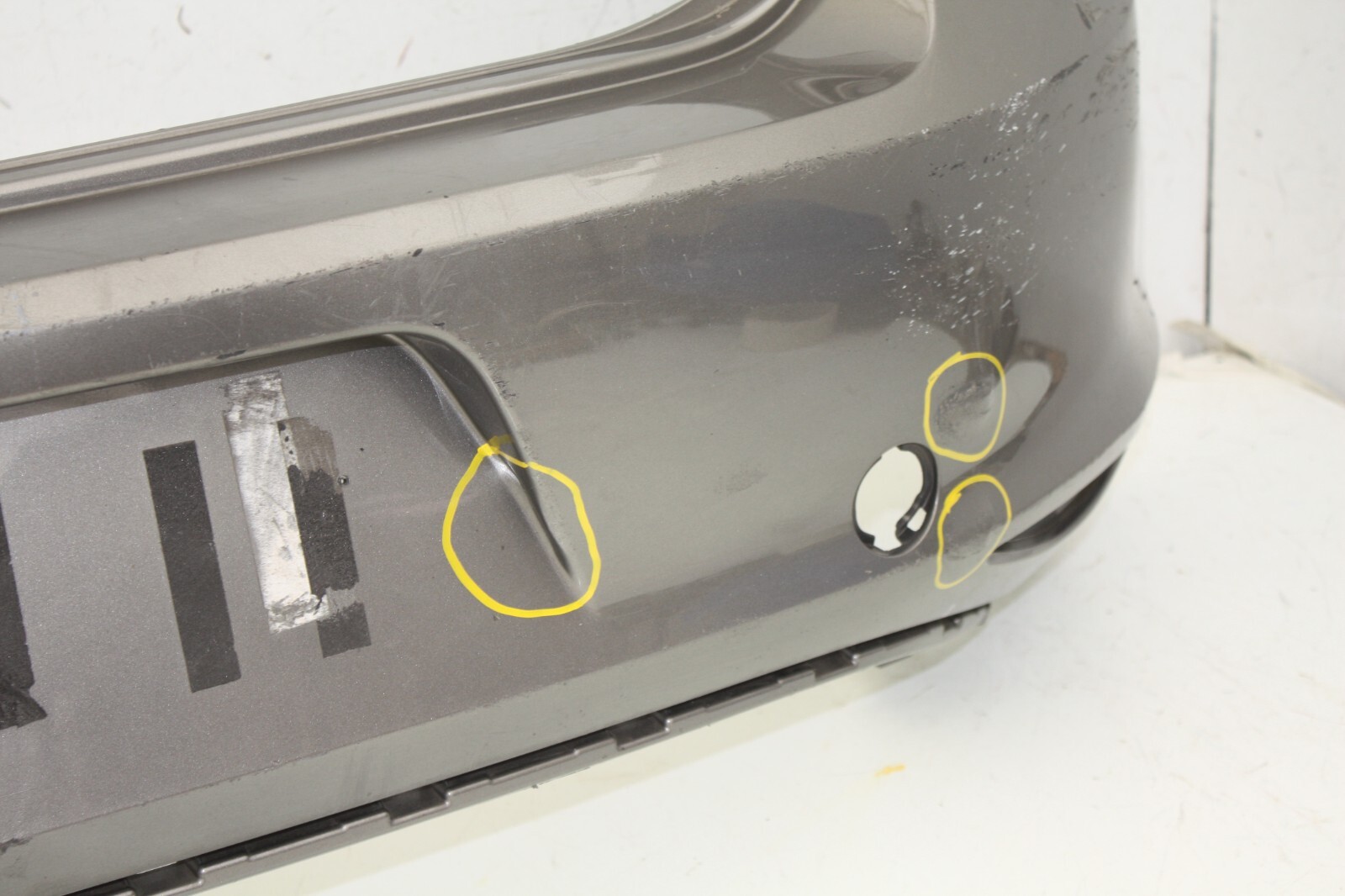 VW Golf MK7 Rear Bumper 2013 TO 2017 5G6807421 Genuine *DAMAGED ...