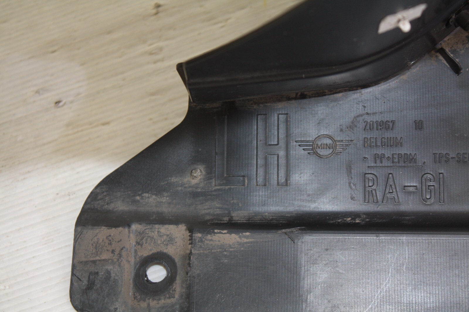 Mini F55 F56 LCI Front Left Wheel Liner Splash Guard 2021 ON ...