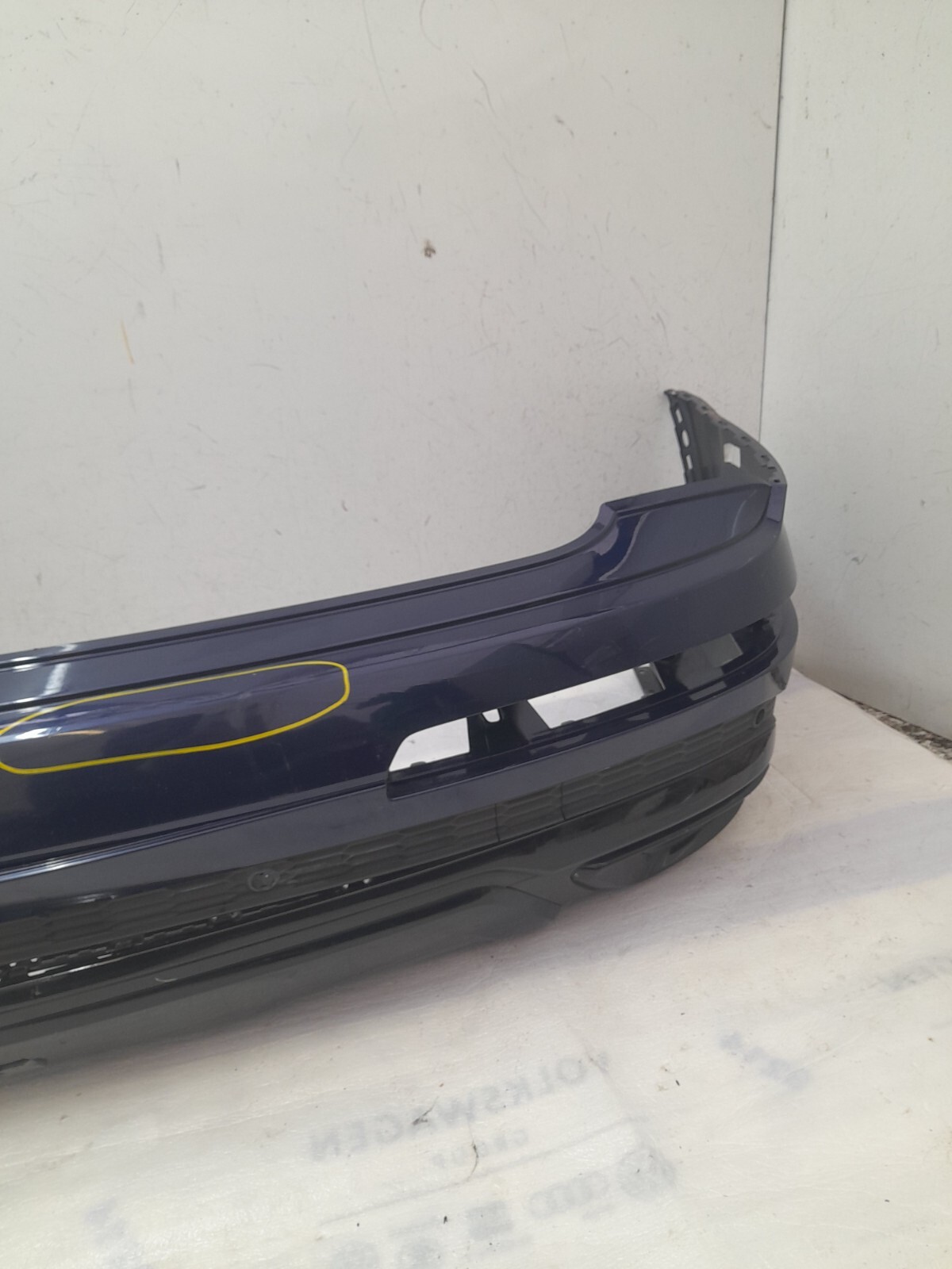 Audi Q7 S Line Rear Bumper 2015 TO 2019 4M0807511 Genuine *DAMAGED ...