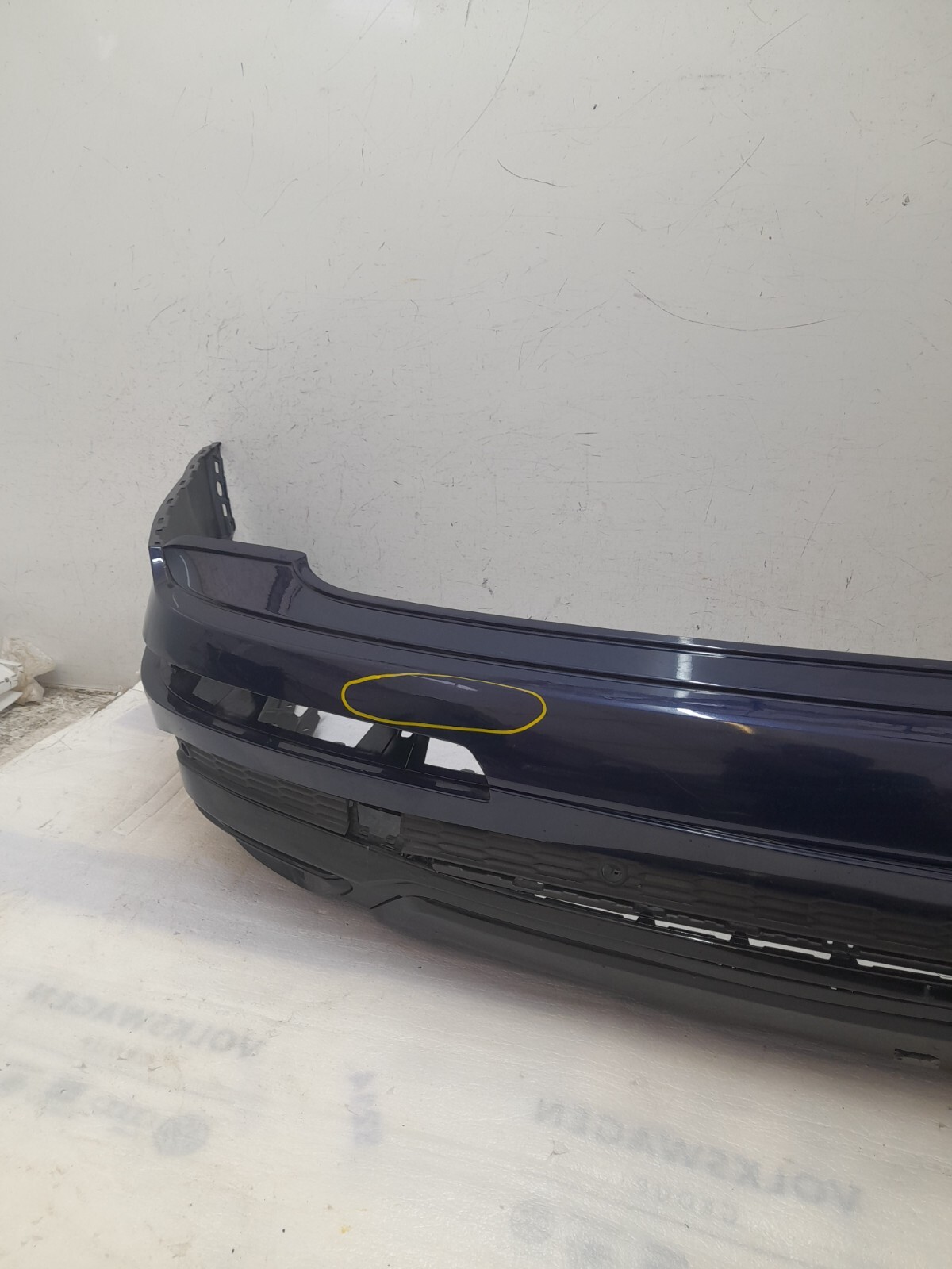 Audi Q7 S Line Rear Bumper 2015 TO 2019 4M0807511 Genuine *DAMAGED ...